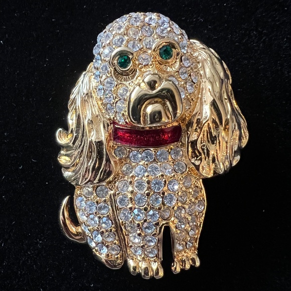 Kenneth Jay Lane | Jewelry | Vintage Kenneth Jay Lane Cocker Spaniel ...